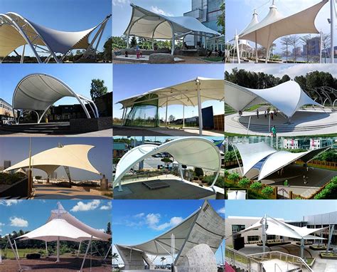 Tensile Fabric Structure Building For Public Space Tensile Fabric