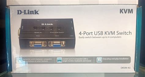 D Link DKVM 4U 4 Port USB KVM Switch Progressive Electronics Traders