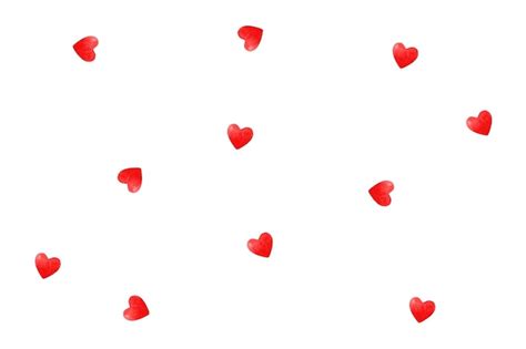 Marco de corazones rojos para el día de san valentín Foto Premium