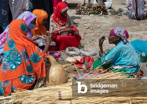 Image Of Eritrean Women Selling Their Goods At The Colourful Monday Market