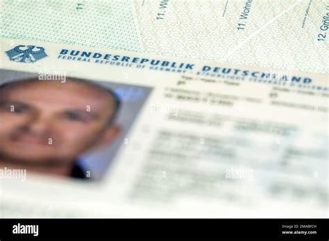 01122022 Germany Bremen Bremen German Biometric Passport Inside