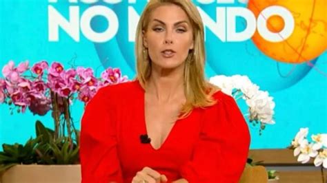 Ao Vivo Na Tv Ana Hickmann Surge Com Suposta Aliança Ela Se Explicou