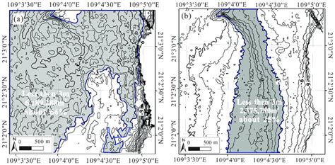 The Error Contours With Our Model A And With The Traditional Model B Download Scientific