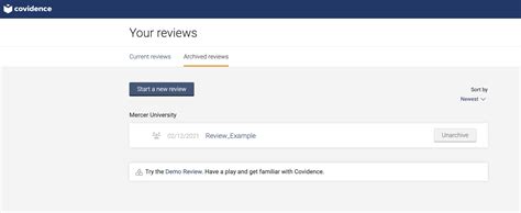 Faq What Does Archiving A Review Do