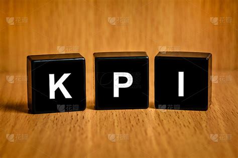 在块上的KPI或关键性能指标文本
