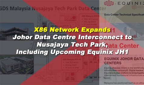 X86 Network Expands Johor Data Centre Interconnect To Nusajaya Tech Park
