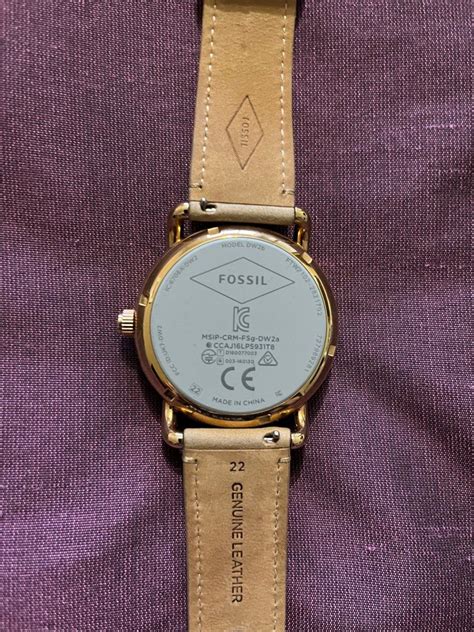 Fossils Smart Watch With Leather Strap Mens Fashion Watches And Accessories Watches On Carousell