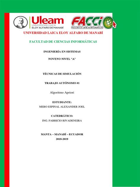 Algoritmo Apriori Pdf Algoritmos Conceptos Matemáticos