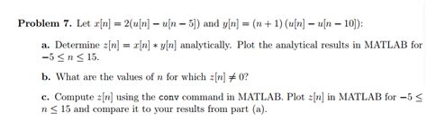 Solved Let X N 2u N U N 5 And Y N N 1