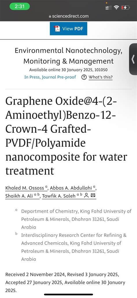 Alhamdullh Another Work Have Been Successfully Accepted In The Journal Of… Abbas Adamu Abdullahi