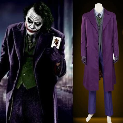 Hero Catcher Batman The Dark Knight Joker Costume Batman Joker Suit Outfits Hallowen Cosplay