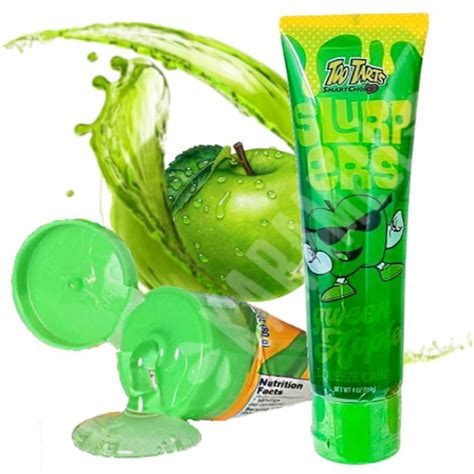 Bala Líquida Slurpers Green Apple Squeeze Candy Importado Karamell