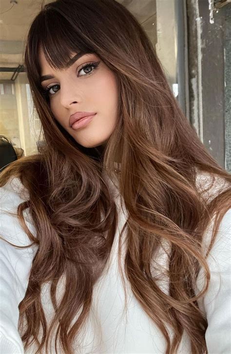 50 Trendy Hair Colour For Every Women Toasted Coconut Long Hair With