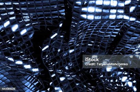 텍스처 배경 패턴입니다 파란색의 큰 반짝임과 직물입니다 이러한 산발적 반짝 일부 스타일을 표시 파란색과 흰색 장식 있다 폴 리 에스테 르 메쉬 기판에 분산 0명에 대한 스톡