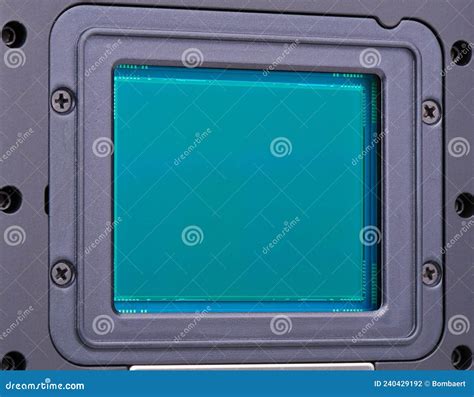 Cmos Camera Sensor On Back Body Stock Photo Image Of Closeup Interference