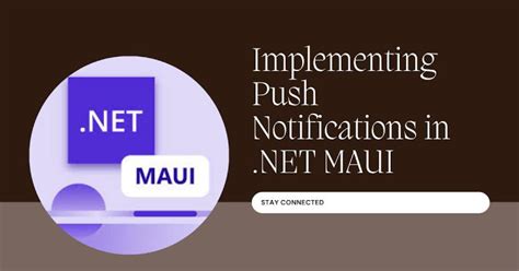 Kirti Zare On Linkedin Push Notifications In Net Maui A