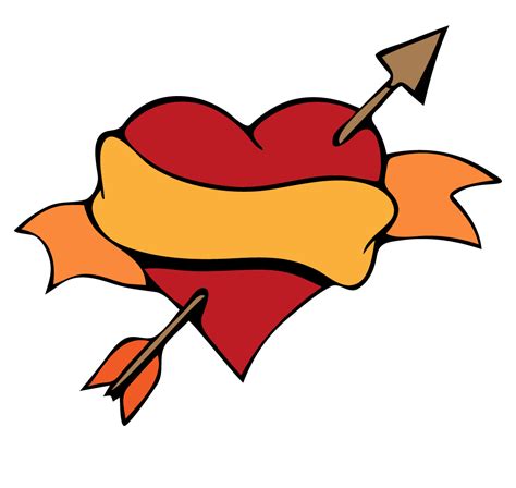 Estilo Tattoo Corazón Atravesado Por Una Flecha Cristina