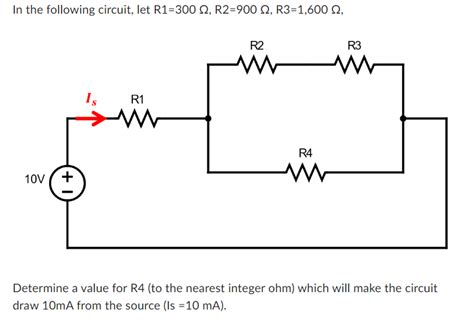 Solved In The Following Circuit Let