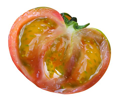 草莓柿子掰开