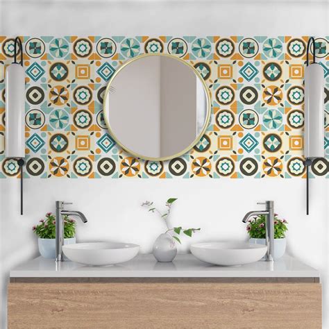 Mexican Tile Stickers Mosaicowall