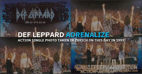 Years Ago Def Leppard Play Zurich On The Adrenalize Tour Photo
