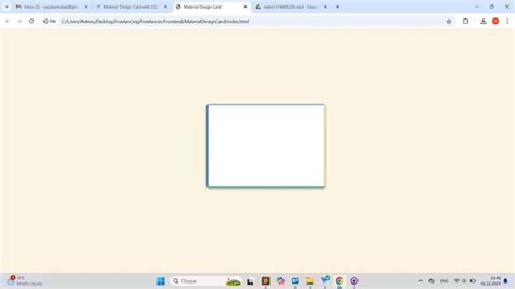 Entry 44 By Vasylsamuliak For Material Design Card With Css Animation