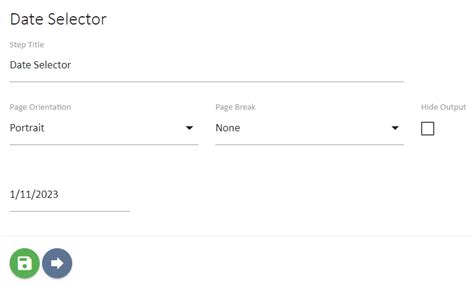 13 Date Selector
