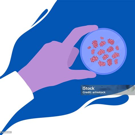 Staphylococcus Infection Bacteria Cell Medical Diagram Icon Stock