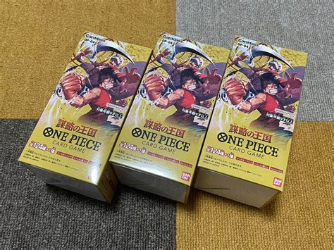 Yahooオークション 【新品未開封】one Piece カードゲーム 謀略の王