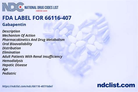 Fda Label For Gabapentin Indications Usage And Precautions