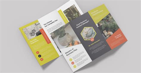 Брошюра по мебели Trifold Шаблоны для печати Включая Printready и