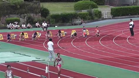 2015京都市中学生陸上秋季大会 女子100m決勝 Youtube