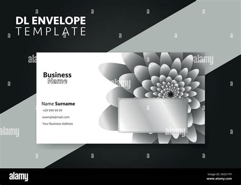 Standard Envelope Template Vector