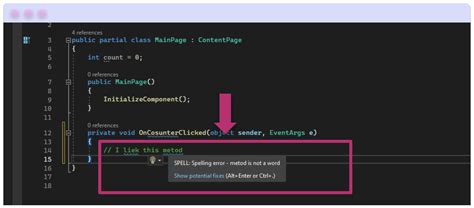 Code Smarter Spell Checker And Colorization Braces In Vs 2022