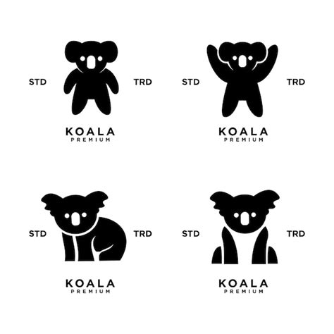 Premium Vector Koala Logo Icon Design Template Vector With Modern