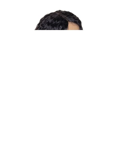 100 Brazilian Human Hair Lace Wet Wavy Water Curl Natural Black 24 Inches Deep Side Part Wig