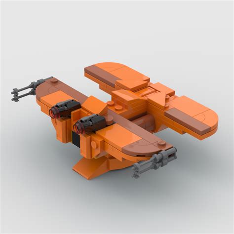 Lego Moc Micro Trade Federation Landing Craft By Brickbuyer1