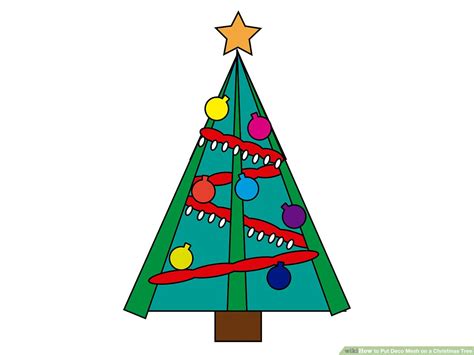 How To Decorate Tree With Wide Mesh Ribbon Shelly Lighting