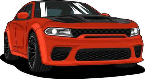Dodge Challenger Vector Art Icons And Graphics For Free Download