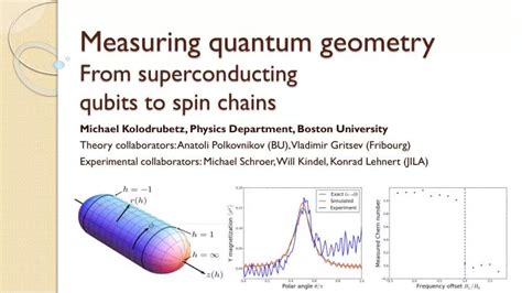 Ppt Measuring Quantum Geometry From Superconducting Qubits To Spin