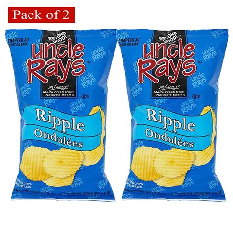 Uncle Rays Chips Ripple 130g Pack Of 2