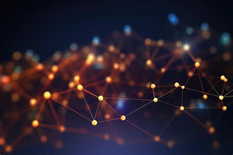 Premium Photo Network Of Dots Abstract Image Revealing The Intricacies Of Interconnectedness