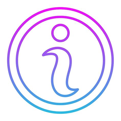 premium vector info circle icon