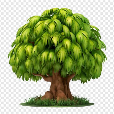 Дерево Png изолировано на прозрачном фоне Премиум Ai сгенерированный Psd