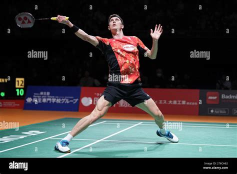 Kumamoto Japan 19th Nov 2023 Viktor Axelsen DEN Badminton