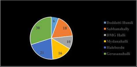 Chart Showing Village Wise Classification Of Respondents Download