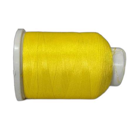 Yellow Polyester Embroidery Thread Packaging Type Reel At ₹ 16reel