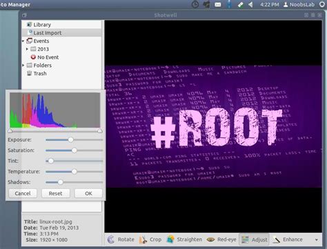 Install Shotwell Photo Manager In Ubuntu 12 10 12 04 Linux Mint