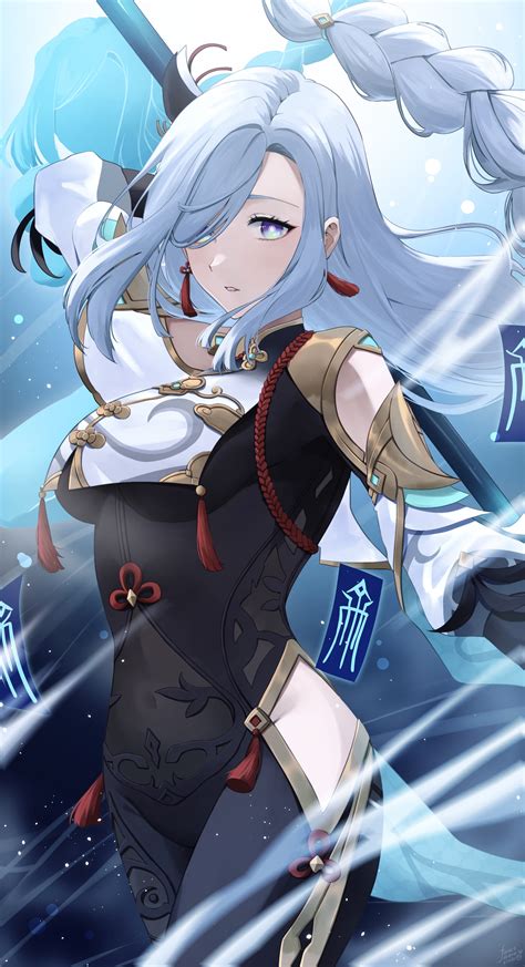 Shenhe Genshin Impact Image By Kinaco Zerochan Anime Image Board