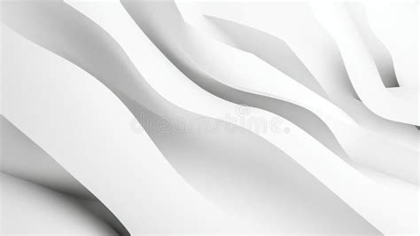 Resumen De La Superficie Del Formulario Curvado Blanco Con Ondas Suaves